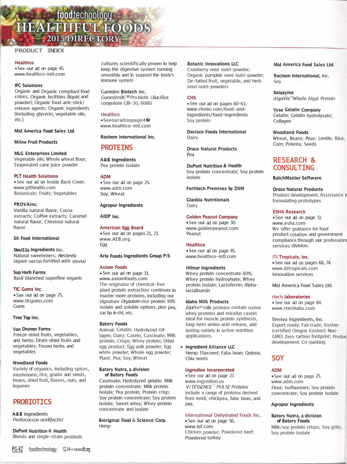 Food Technology Magazine - A New Crop of Plant Protein Pioneers - Axiom ...